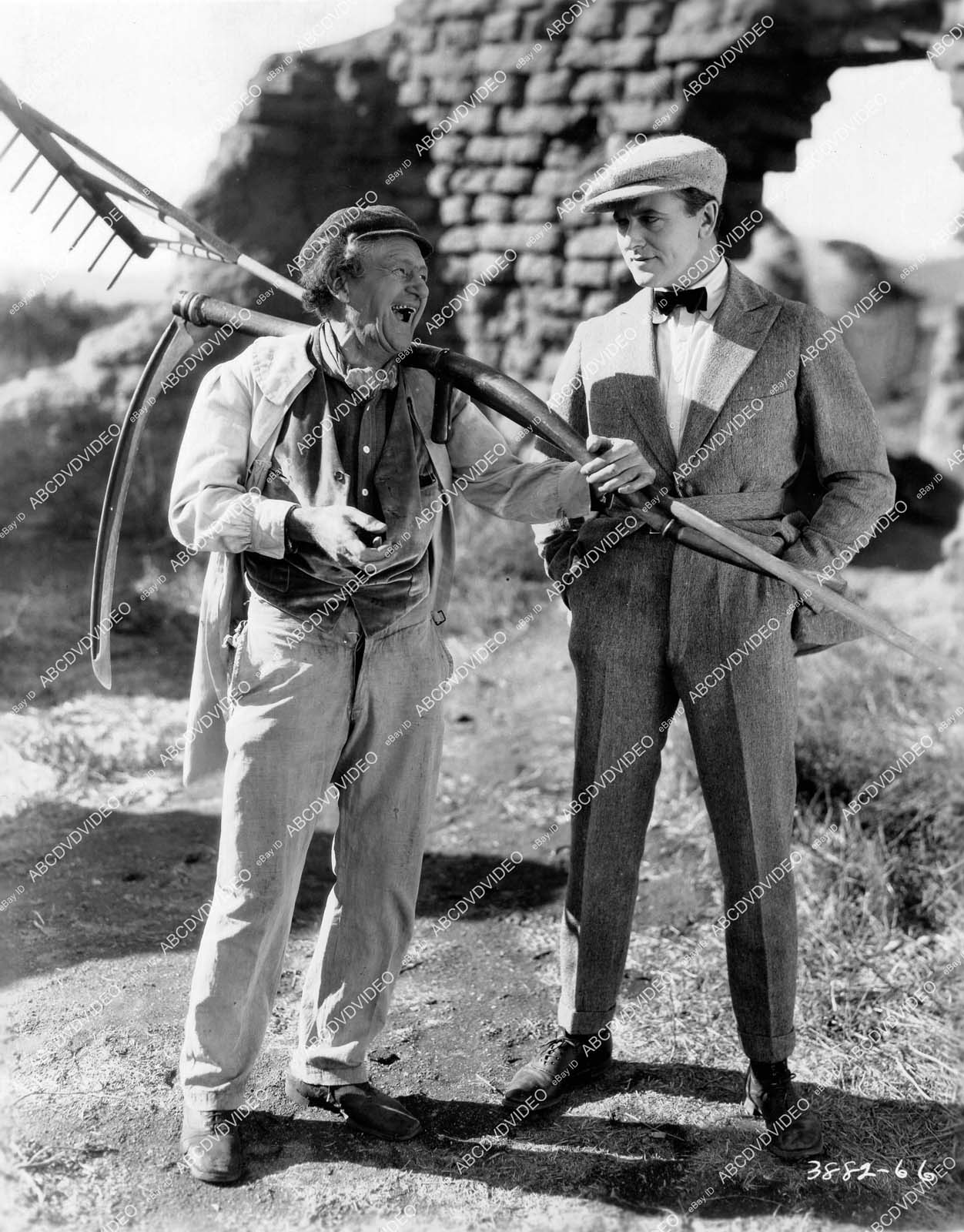 CRP-54118 HERBERT RAWLINSON and unknown actor silent film The Prisoner ...